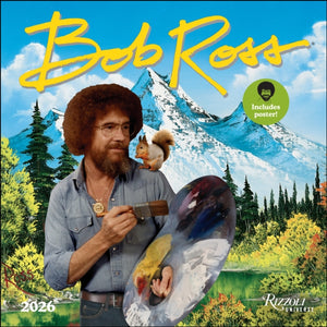 Bob Ross 2026 Wall Calendar (Includes Full-Color Poster) – Far From The ...